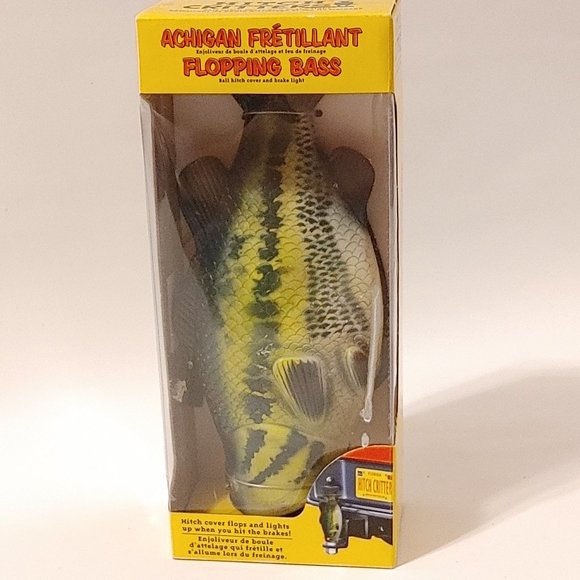 Hitch Critters | Accents | Funny Hitch Critters Flopping Bass Animated ...